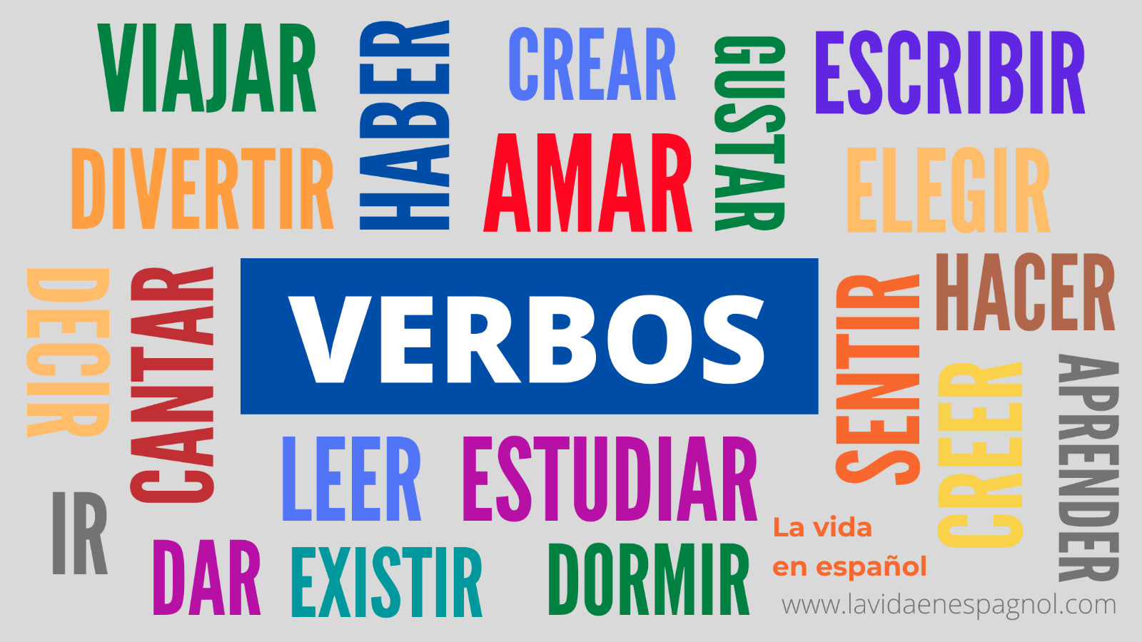 Verbos regulares e irregulares - La vida en español