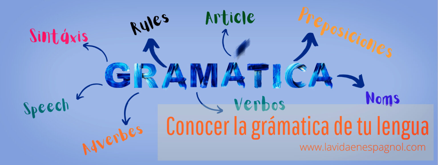 La gramática de nuestra lengua - Cursos de español en línea.